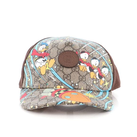 Gucci | Accessories | Gucci Disney Donald Duck Baseball Cap Printed Gg ...